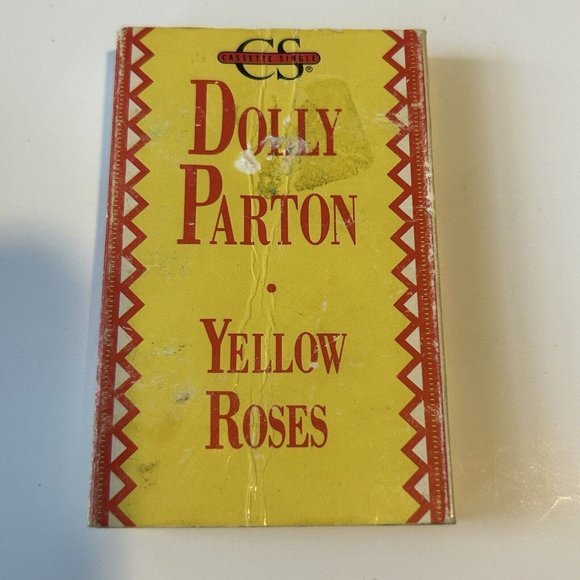 Media | Dolly Parton Yellow Roses Cassette Single Tape Cbs Records 1989 ...